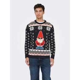 Only & Sons Only & Sons Herren ONLY & SONS Rundhalspullover &raquo;ONSX-MAX REG CREW KNIT&laquo; blau XXL