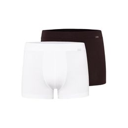 Hanro Retro Short / Pant Natural Function in Wei&szlig; / schwarz | Gr.: M