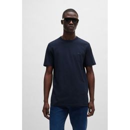 BOSS Orange Herren BOSS Orange T-Shirt &raquo;Tegood Regular Fit&laquo; 100% Baumwolle Logo on Chest Rundhals blau XXL