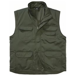 Brandit Weste "Safari Vest" in Gr&uuml;n | Gr.: XXL
