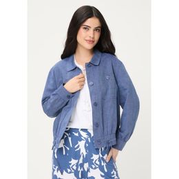 Olsen Jacke in Indigo Denim Melange | Gr.: 48