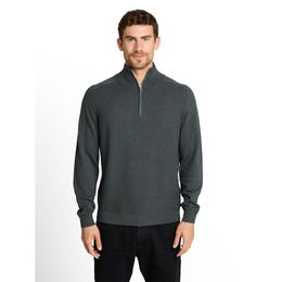 Tom Tailor Herren Tom Tailor Troyer mit Logo Stickerei grau M