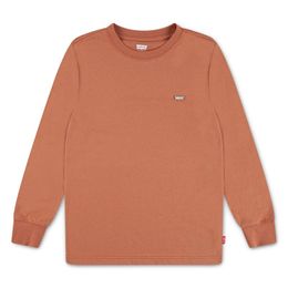 Levi's Kids Jungen Levi's Kids Langarmshirt &raquo;LVB LS GRAPHIC TEE SHIRT&laquo; mit Logo Stickerei for BOYS orange 12 (152)