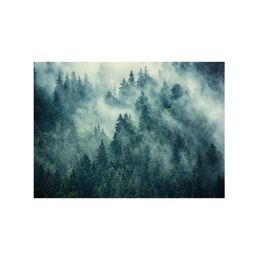 WALLARENA Fototapete Wald in Gr&uuml;n | Gr.: 150 x 105 cm