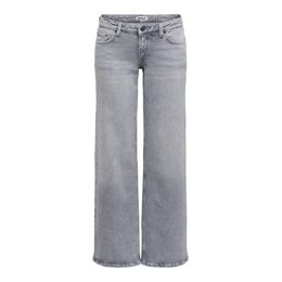 Only Jeans mit weitem Bein in Medium Grey Denim | Gr.: W26/L30