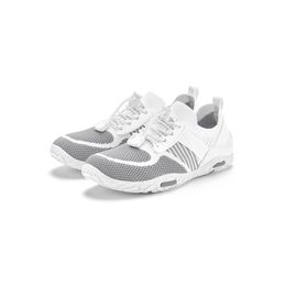 Lascana Sneaker in wei&szlig;/hellgrau | Gr.: 39