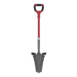 Easy Maxx EASYmaxx Spaten- & Wurzels&auml;ge 114cm grau/rot