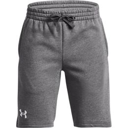 Under Armour Kinder Sportshort "UA Rival Fleece Shorts" in Grau | Gr.: L