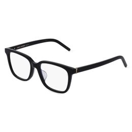 SAINT LAURENT SL M110/F Brille Unisex | Fassung: Vollrand, Quadratisch, Schwarz