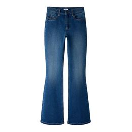 TWO SOON Flared Jeans in Medium Blue Denim | Gr.: W30/L32
