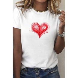 RMK T-Shirt Big Love WEISS-Rot | Gr.: L