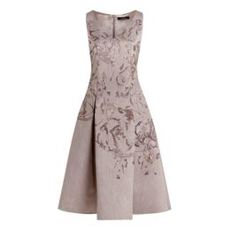 Vera Mont Cocktailkleid mit Kellerfalten in Taupe/Taupe | Gr.: 40