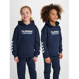 Hummel Kapuzenpullover Hmljr Logo Lebensstil Kinder in DRESS BLUES | Gr.: 34-39