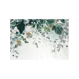 WALLARENA Fototapete Bl&auml;tter in Gr&uuml;n | Gr.: 150 x 105 cm