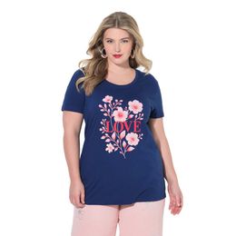 MIAMODA Shirt in dunkelblau | Gr.: 46