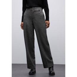Street One Damen Street One Stoffhose meliert, im Casual Fit und mit Stretch 44, L&auml;nge 30