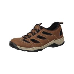 Rieker Komfort-Sandalen in mandel/schwarz | Gr.: 43