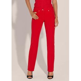 Madeleine Mode MADELEINE Schmale Jeans im Five-Pocket-Style in rot | Gr.: 42