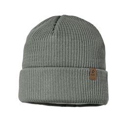 MaxiMo Jungen MaxiMo Beanie aus Baumwolle, w&auml;rmend, gef&uuml;ttert, unifarben gr&uuml;n 53