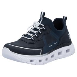 Rieker Sport Damen RIEKER Sport Slip-On Sneaker , Schlupfschuh, Halbschuh, Freizeitsneaker mit Schnellverschluss blau 41