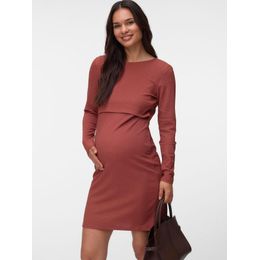 MAMALICIOUS mama licious Kleid in Mahogany | Gr.: XL