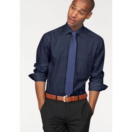 OLYMP Herren OLYMP Businesshemd &raquo;Luxor modern fit&laquo; B&uuml;gelfrei blau 41, N-Gr