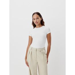 Leger Damen LeGer T-Shirt &raquo;Cindy, LeGer by Lena Gercke&laquo; Figurbetont mit Rundhalsausschnitt wei&szlig; 44