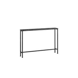 sobuy Konsolentisch F&uuml;r Den Flur Mit Robustem Design Schwarz 120x20x80cm Modern