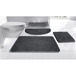 OTTO home Badematte &raquo;Inga, Badezimmer Teppich, Badvorleger&laquo; H&ouml;he 20 mm rutschhemmend beschichtet fu&szlig;bodenheizungsgeeignet schnell trocknend 