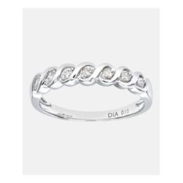 Diamant L'&eacute;ternel Eternity-Ring aus 375 Wei&szlig;gold mit Diamant | Gr.: 50