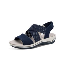 Jana Shoes Sandale f&uuml;r Hallux in Blau | Gr.: 41