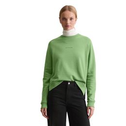Marc O'Polo Marc O'polo Denim Damen Marc O'Polo DENIM Sweatshirt, relaxed fit, aus Organic Cotton, mit Schlitzen an der Seitennaht gr&uuml;n XS