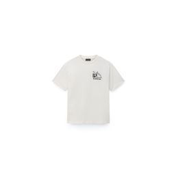 Napapijri T-Shirt 'S-Acadia' Jungen Gr&ouml;&szlig;e 164 schwarz / wollwei&szlig;