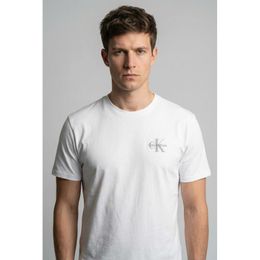 Calvin Klein Jeans Herren T-Shirt &raquo;JERSEY CLASSIC&laquo; Regular fit mit Rundhalsausschnitt wei&szlig; M