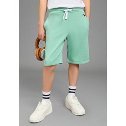 Kangaroos Herren Kangaroos Sweatshorts &raquo; Sweatbermudas f&uuml;r Jungen&laquo; gerade Beinform, mit Gummizug und Bindeband im Bund 176/182, N-Gr