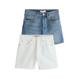 next Jeans female size 27/28 Blue denim / White