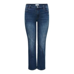 Only Carmakoma Slim Fit Jeans in Dark Blue Denim | Gr.: W44/L30