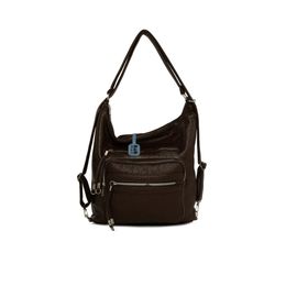 Bagmori Schultertasche Damen Gr&ouml;&szlig;e One Size dunkelbraun