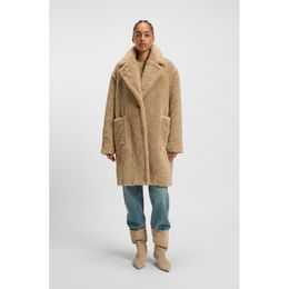 BOSS Orange Damen BOSS Orange Kurzmantel &raquo;Catedy Premium Damenmode&laquo; aus softem Teddy, Relaxed Fit 44