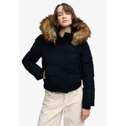 Superdry Damen Steppjacke &raquo;EVEREST HOODED BOMBER JKT&laquo; mit Kapuze Kunstfaser, slim fit S