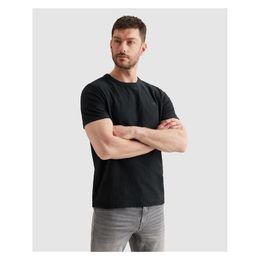 PME-Legend Pme Legend Herren PME LEGEND T-Shirt &raquo;Short sleeve r-neck jacquard jersey&laquo; mit Logo Stickerei schwarz XXL