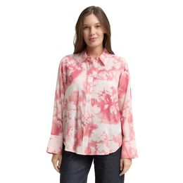 Tom Tailor Damen Tom Tailor Hemdbluse mit Muster rosa 36
