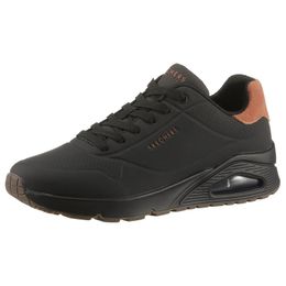 Skechers Herren Sneaker &raquo;UNO-SUITED ON AIR&laquo; Freizeitschuh, Halbschuh, Schn&uuml;rschuh mit modischer Keilsohle schwarz 44