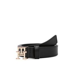 Tommy Hilfiger Damen Lederg&uuml;rtel &raquo;TH MODERN 2.5 cm breit&laquo; Gr&ouml;&szlig;enverstelbar schwarz 70