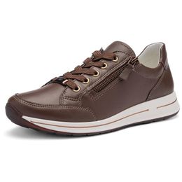 Ara Damen Keilsneaker &raquo;OSAKA&laquo; Freizeitschuh, Halbschuh, Schn&uuml;rer in Komfortweite H (=sehr weit) braun 9,5 (44)