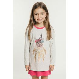 bonprix Kinder bonprix Nachthemd Packung, 3er, Dreierpack mit verschiedenen Designs, fr&ouml;hliche Druckmotive 140/146, N-Gr