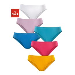 Petite Fleur By Lascana Damen petite fleur by Lascana Jazz-Pants Slips 6er-Pack, aus reiner Baumwolle bunt 34