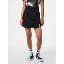 Pieces Damen Pieces Minirock &raquo;PCBOZZY HW SLIT SKIRT NOOS BC&laquo; schwarz XS (34)