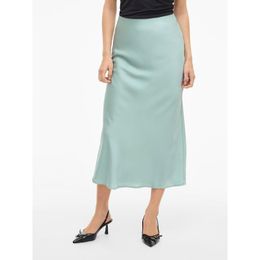 Vila Damen Maxirock &raquo;VIELLETTE HW LONG SKIRT - NOOS&laquo; Kunstfaser gr&uuml;n 38