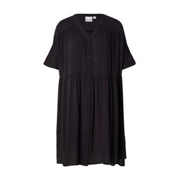 Ichi Kleid 'IHVERA' Damen Gr&ouml;&szlig;e 34 schwarz Sommerkleid